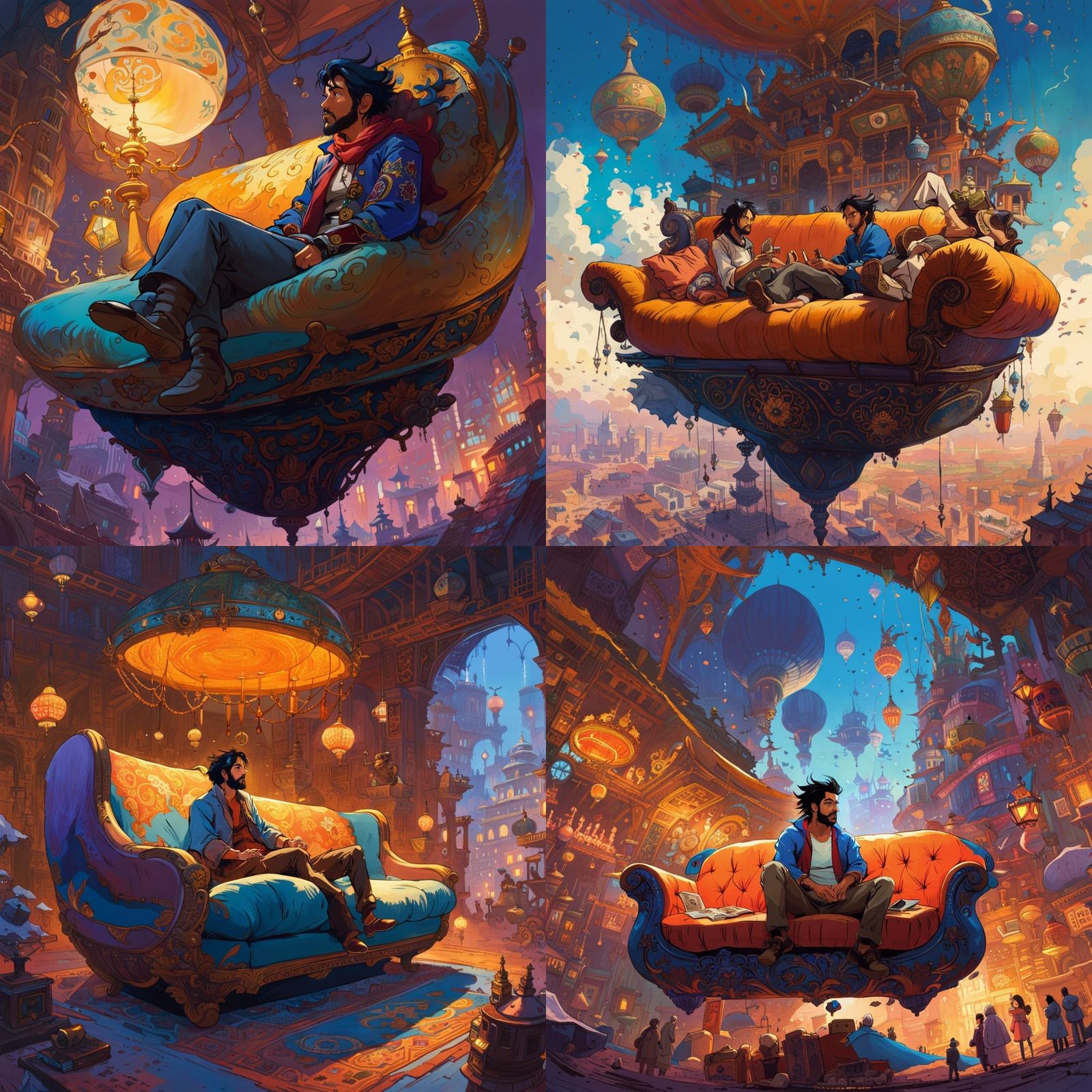 Fairy Tales: Who's talking about carpets, Yasmin? - AI Generated Artwork - NightCafe Creator