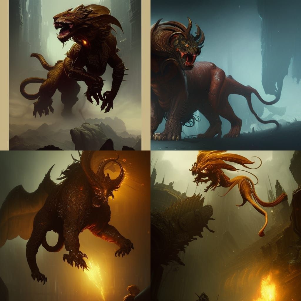 manticore - AI Generated Artwork - NightCafe Creator