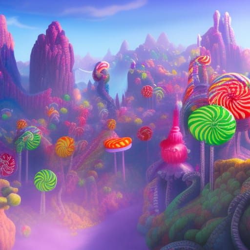candyland - AI Generated Artwork - NightCafe Creator