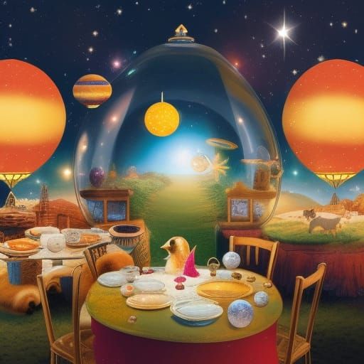 NightCafe Garden Party - AI Generated Artwork - NightCafe Creator