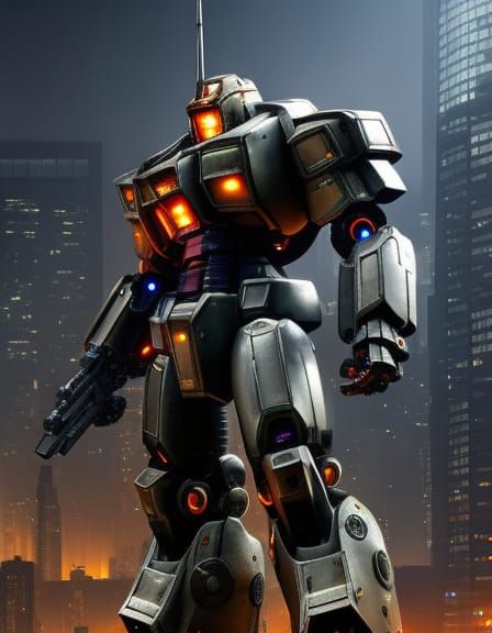 Mecha - AI Generated Artwork - NightCafe Creator