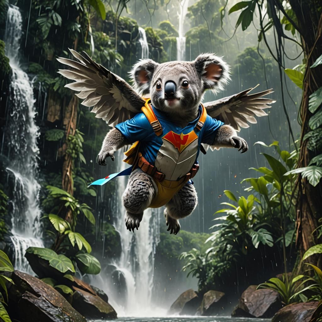 Koalahawk Guardian of the rainforest - AI Generated Artwork - NightCafe ...