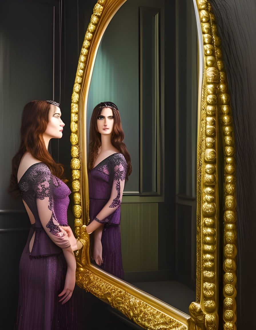 evil reflection - AI Generated Artwork - NightCafe Creator