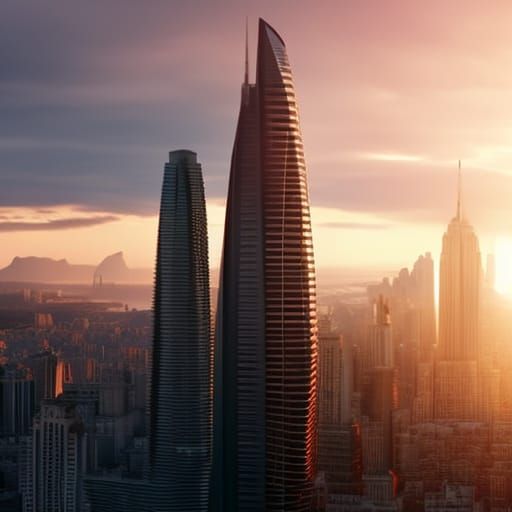 Skyscrapers - AI Generated Artwork - NightCafe Creator