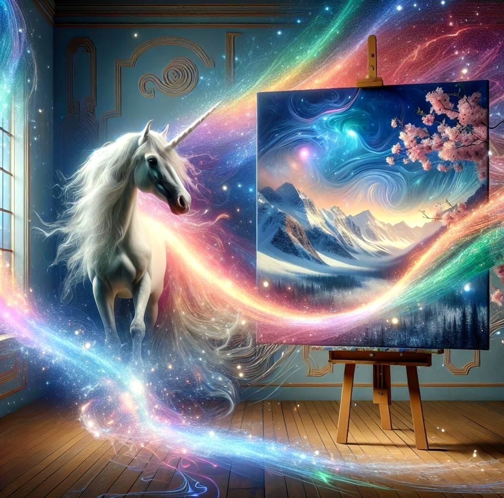 There's a Unicorn in my Room - Majestic Opalescent Unicorn E...