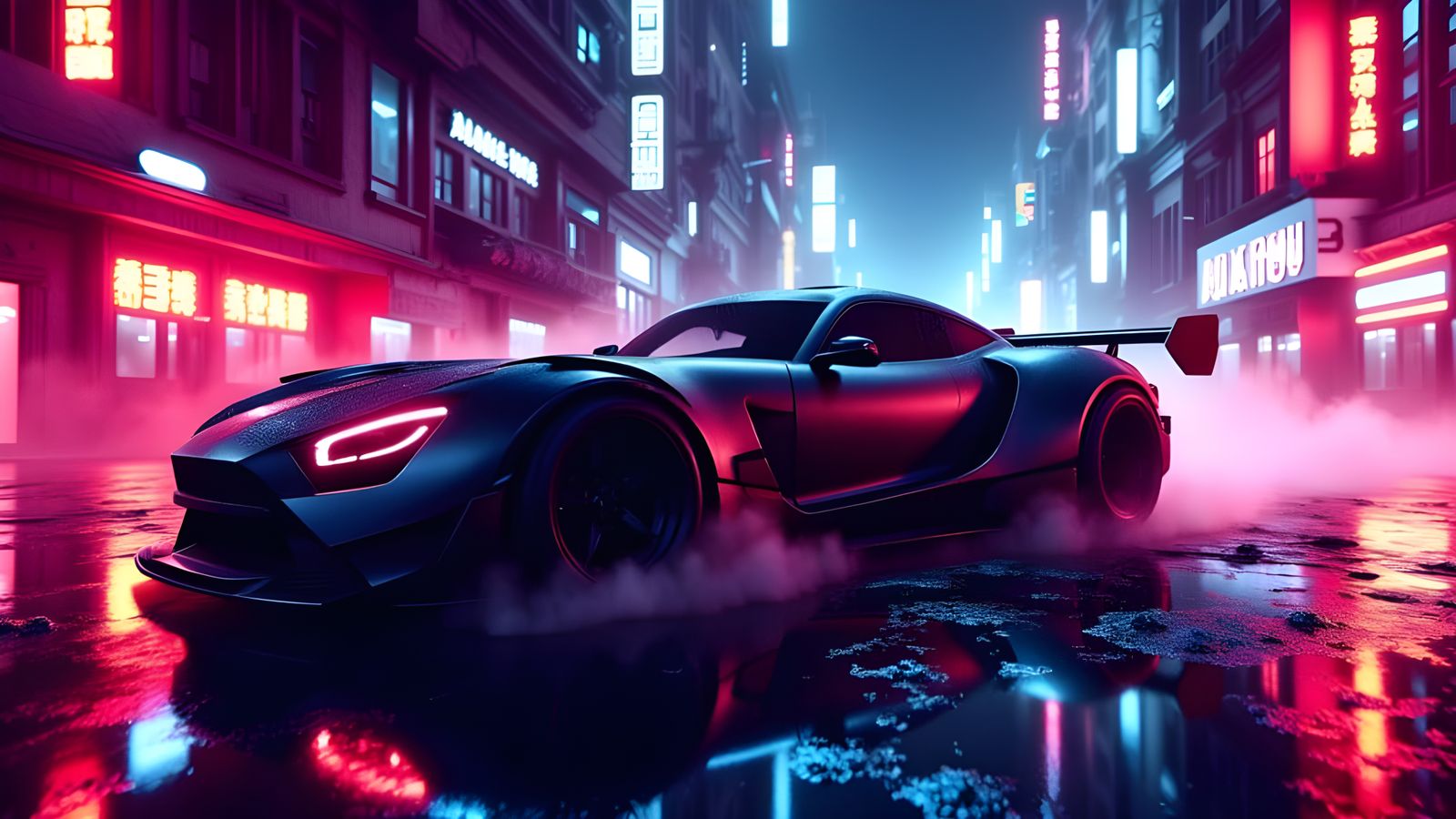 Cyberpunk JDM Cars in Deep, Fantastical Detail - AI Art