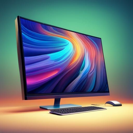 Desktop Computer - AI Generated Artwork - NightCafe Creator