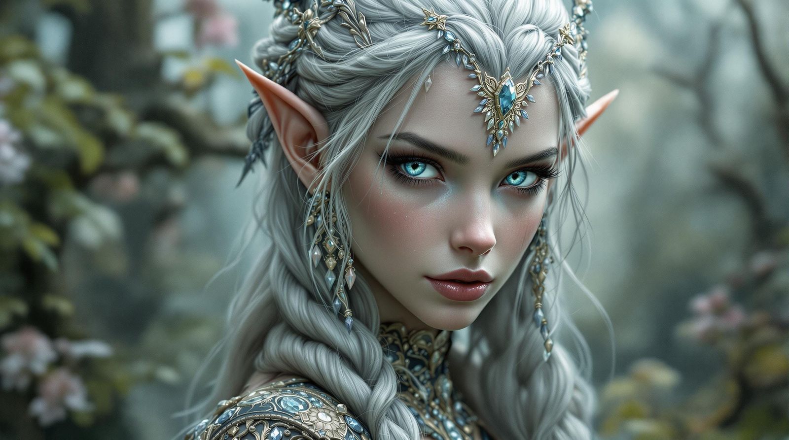 "I won't be put on a shelf." - Surreal Elf Goddess with Shim...