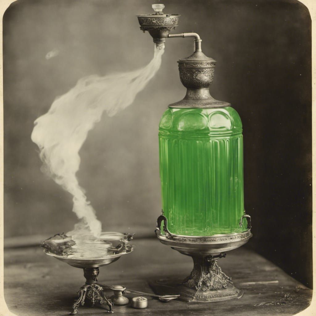Antique Absinthe Photo - AI Generated Artwork - NightCafe Creator