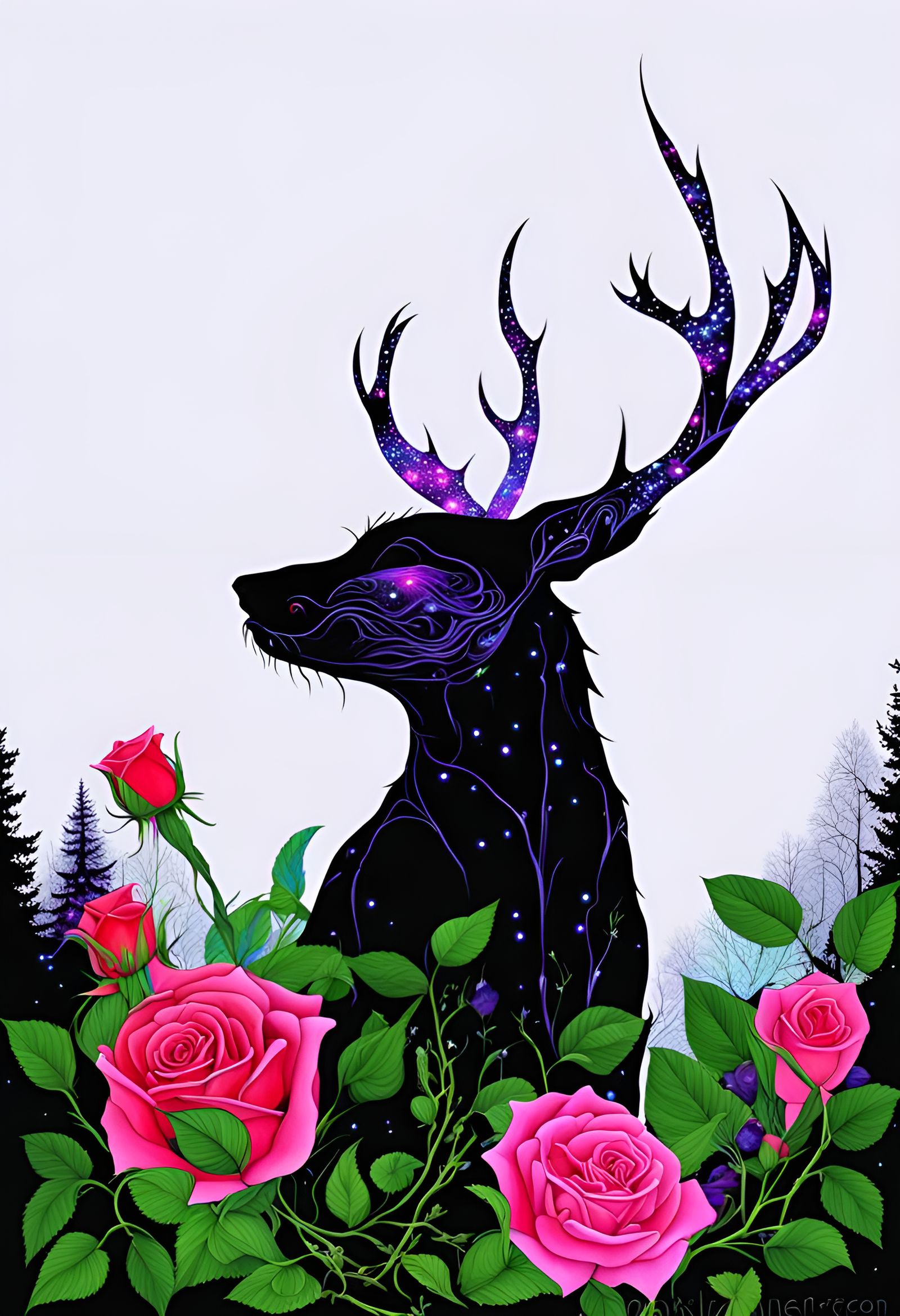 Dark faerie castle, white background - AI Generated Artwork - NightCafe ...