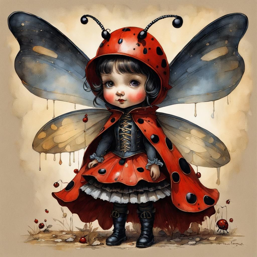 A little Ladybug - AI Generated Artwork - NightCafe Creator