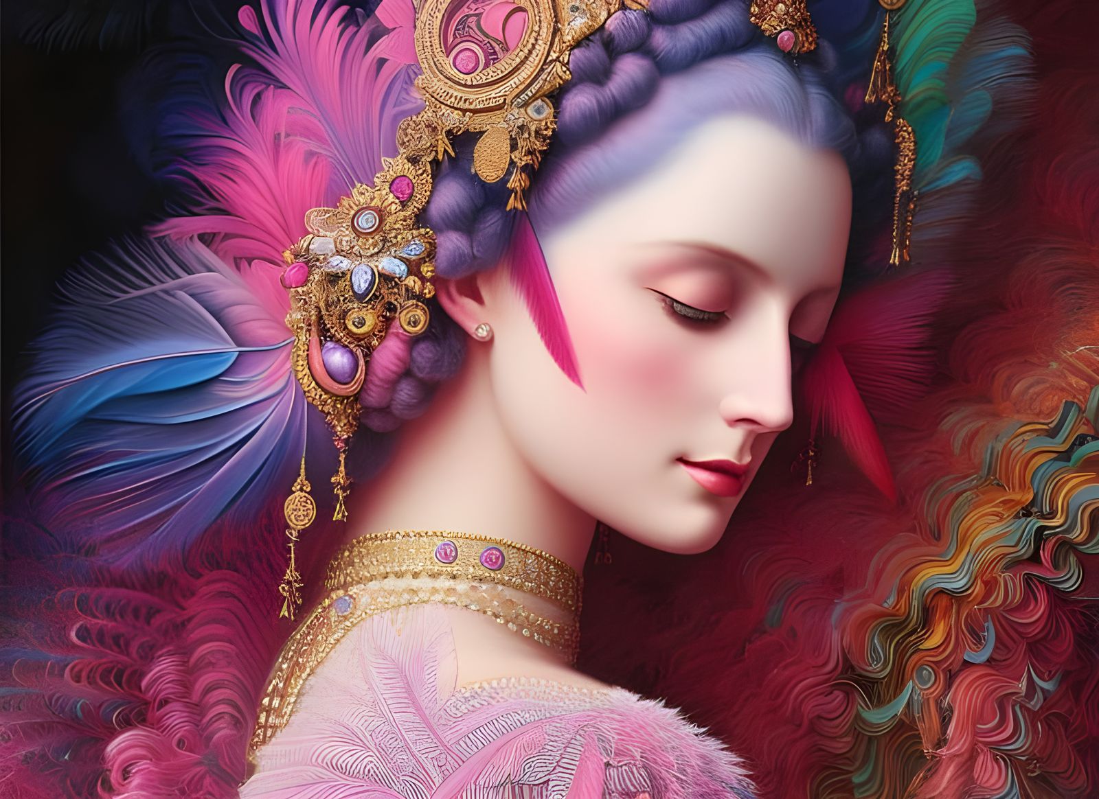 Pastel Elegance - AI Generated Artwork - NightCafe Creator