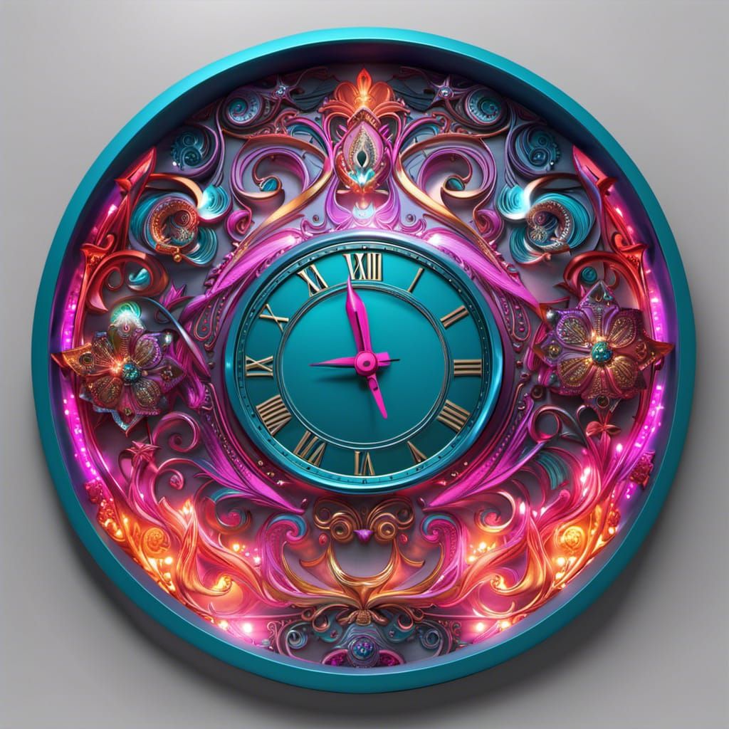Magic Clock1 - AI Generated Artwork - NightCafe Creator