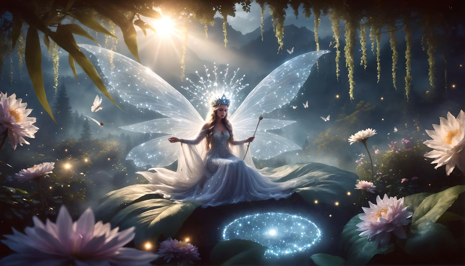 Fae Goddess - AI Generated Artwork - NightCafe Creator