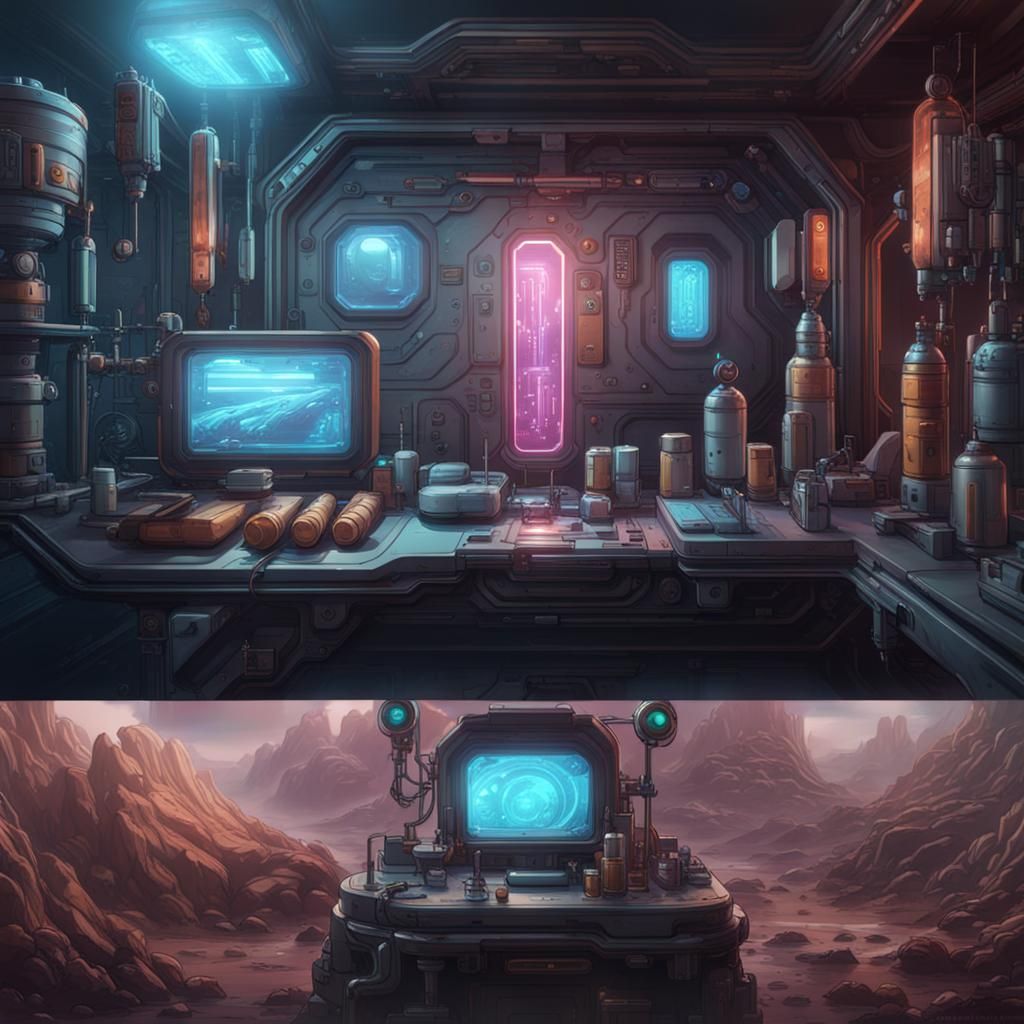 Transfer stations - AI Generated Artwork - NightCafe Creator