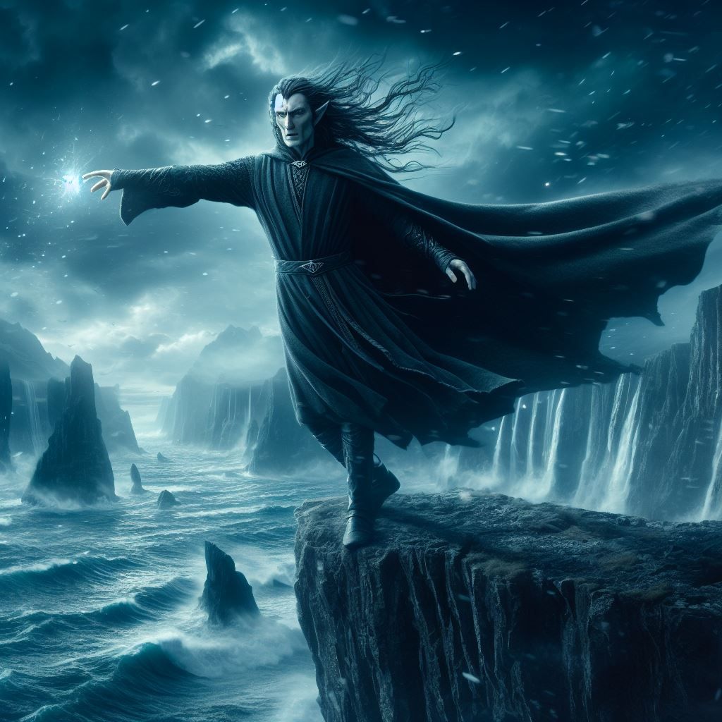 Maglor casts his Silmaril into the sea - AI Generated Artwork ...