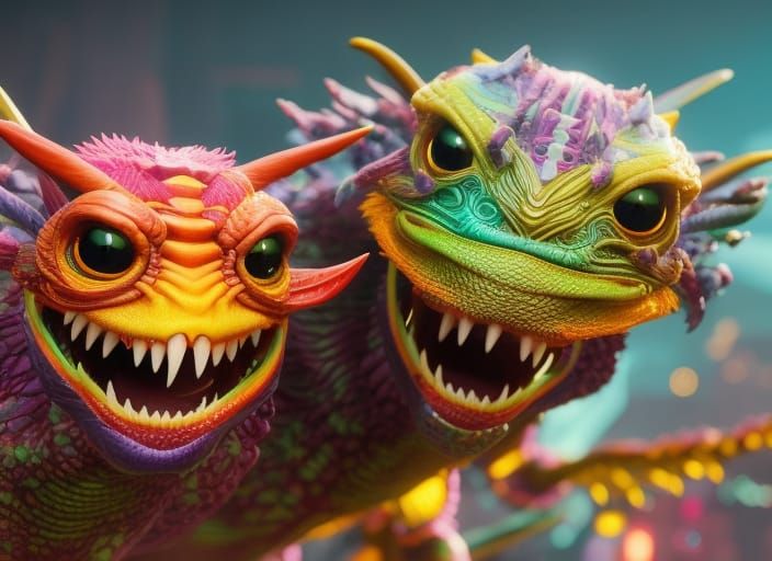 Into the fantastical- *crawls into view* "Don't run, we're friendly ...