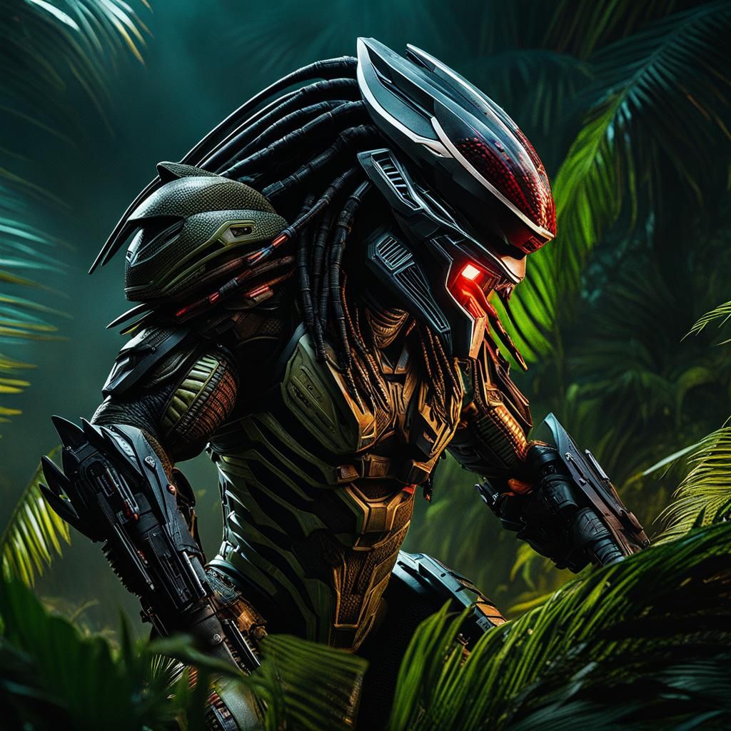 Alien Predator - AI Generated Artwork - NightCafe Creator