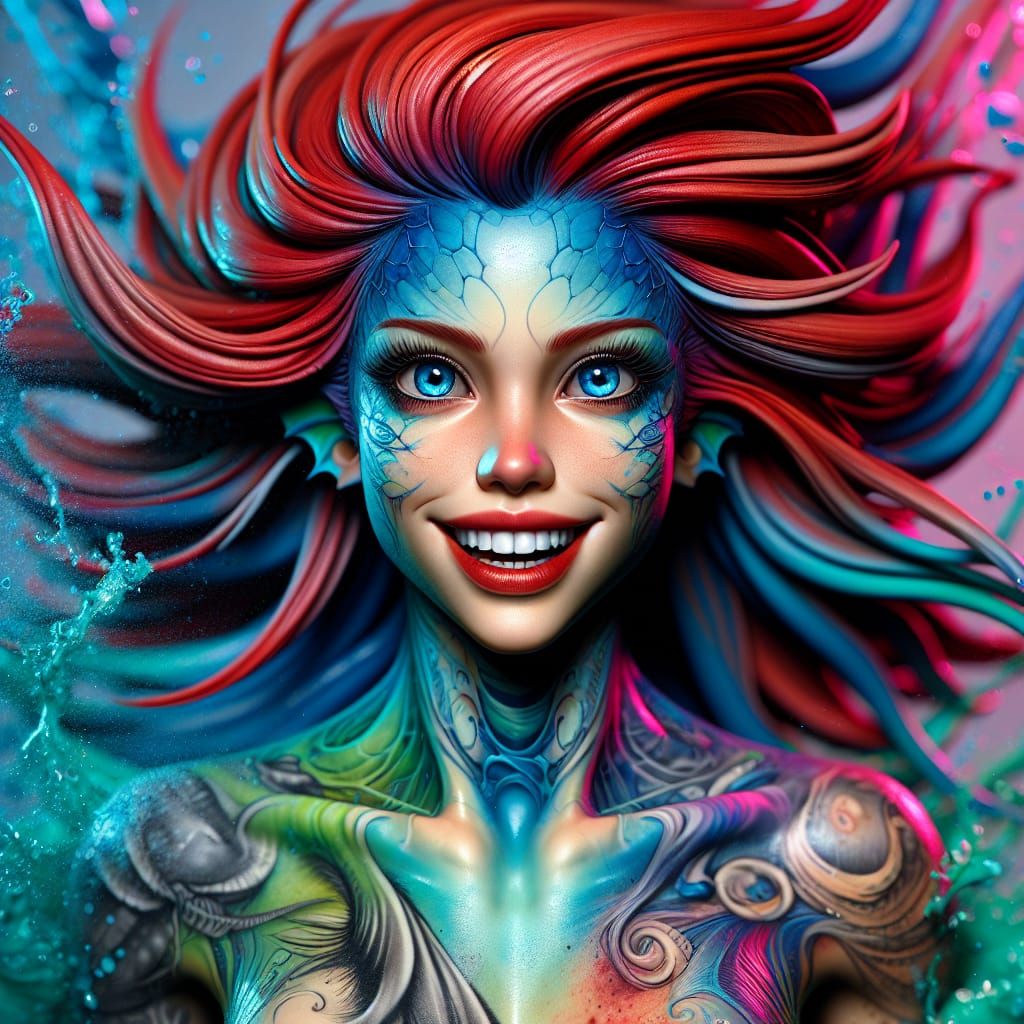 mermaid - AI Generated Artwork - NightCafe Creator
