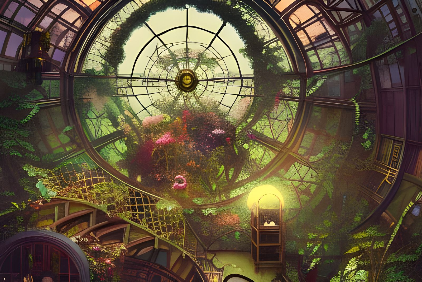 Overgrown lab - AI Generated Artwork - NightCafe Creator