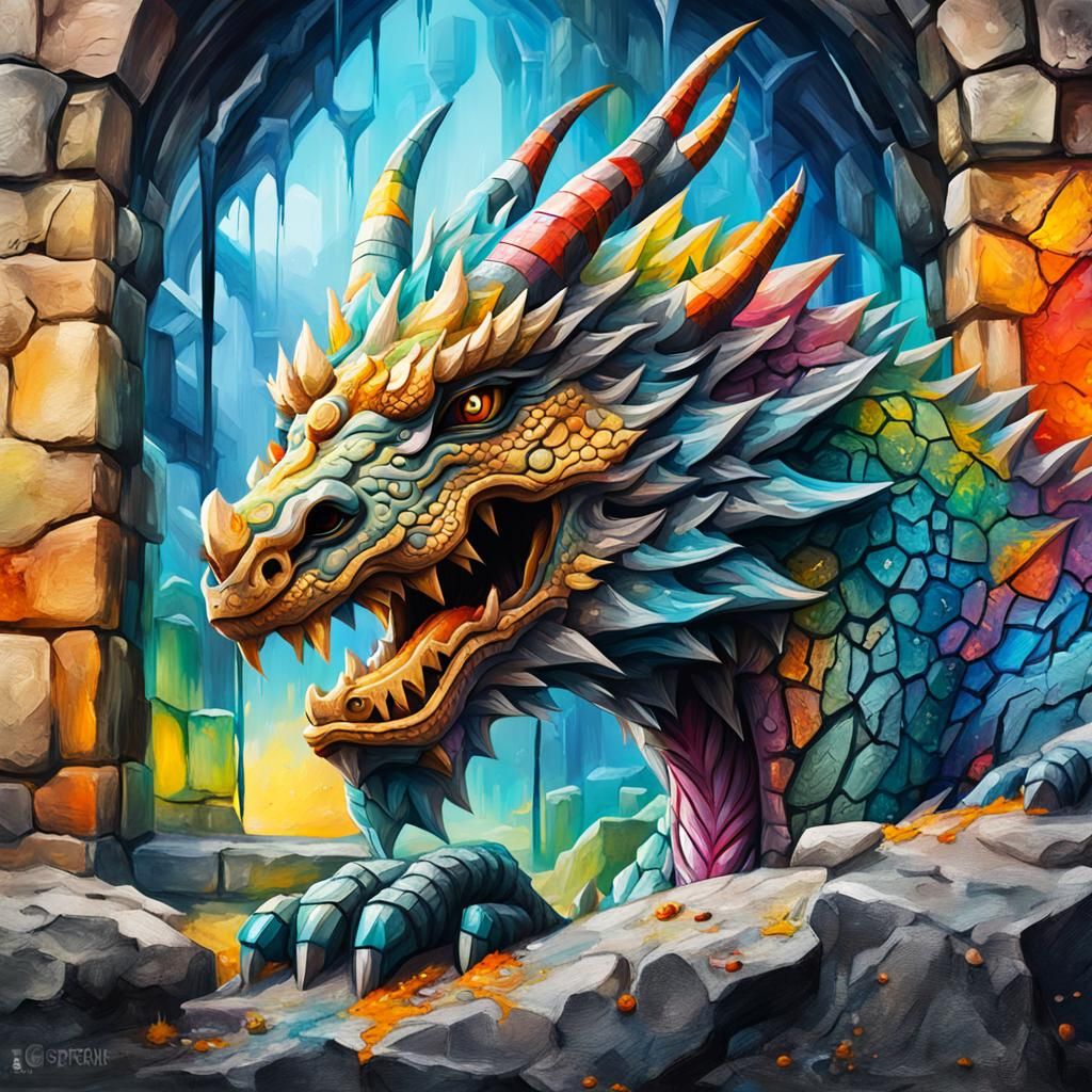 Color Dragon - AI Generated Artwork - NightCafe Creator