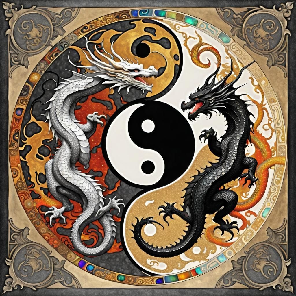 Dragon Tao - AI Generated Artwork - NightCafe Creator