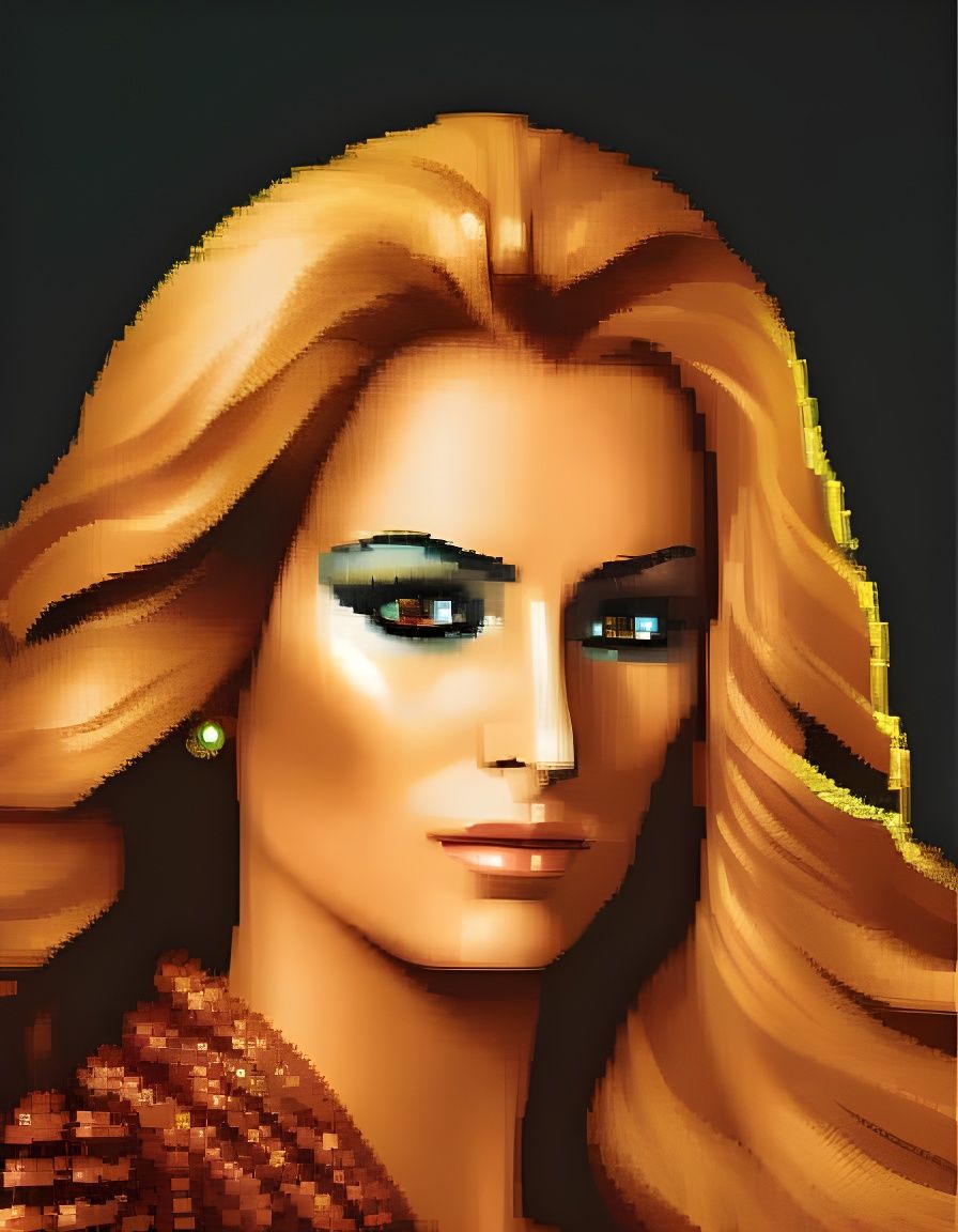 Pixel portrait - AI Generated Artwork - NightCafe Creator