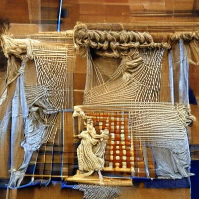 myth of Athena and Arachne weaving competition - AI Generated Artwork ...
