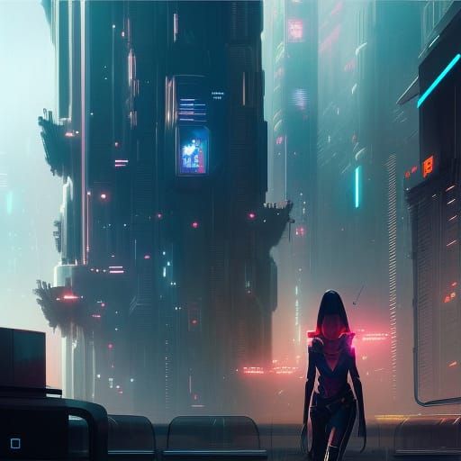 Cyberpunk Challenge - AI Generated Artwork - NightCafe Creator