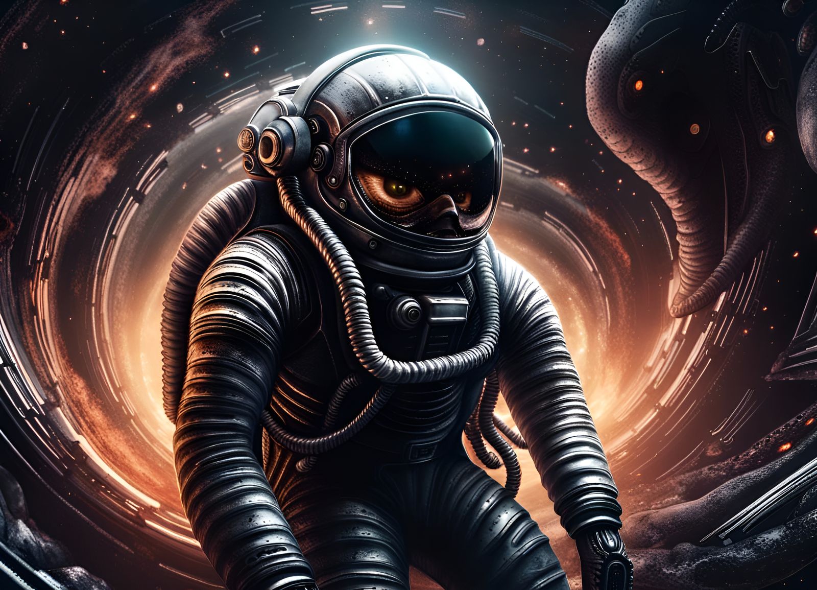 Ancient Alien - AI Generated Artwork - NightCafe Creator