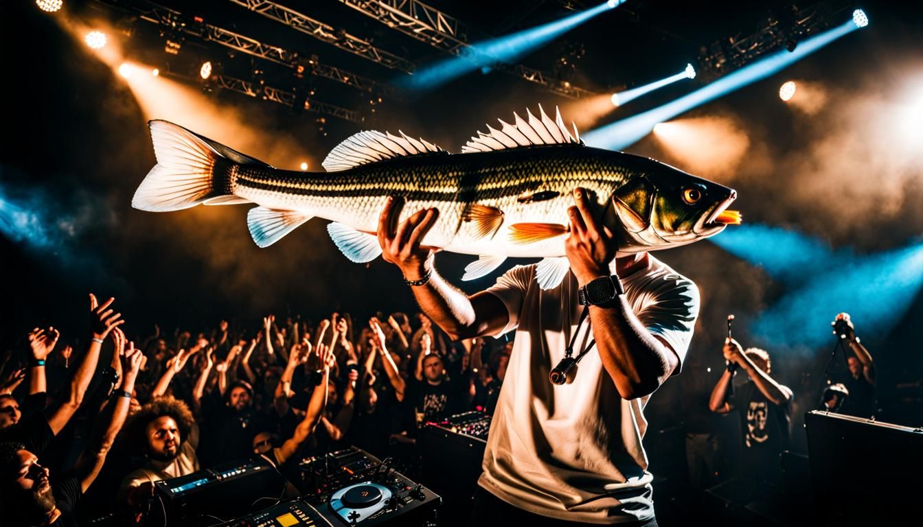 Rave DJ about to DROP THE BASS - AI Generated Artwork - NightCafe Creator