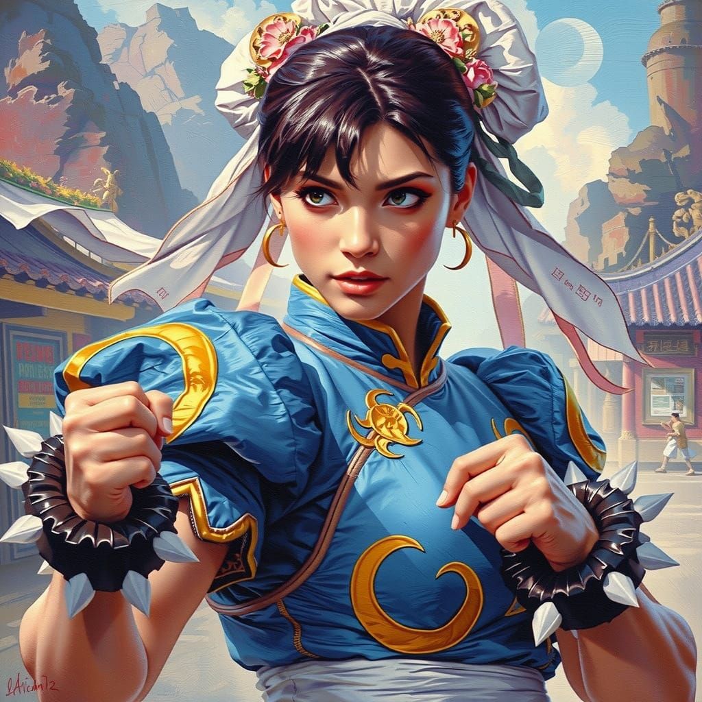 A real life Chun Li - A real life Chun Li