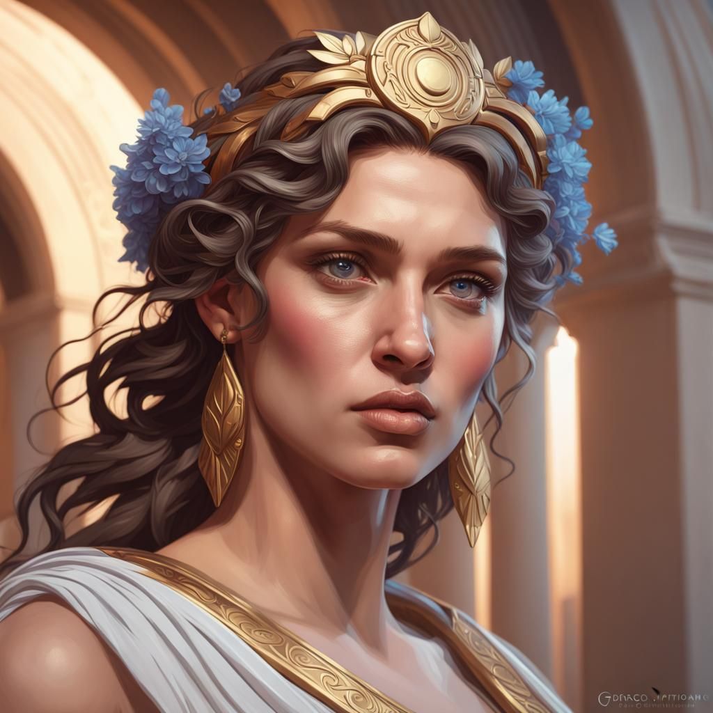 Greek goddess - AI Generated Artwork - NightCafe Creator
