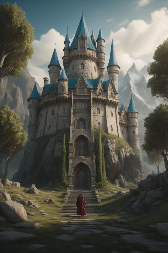 Elf castle - AI Generated Artwork - NightCafe Creator
