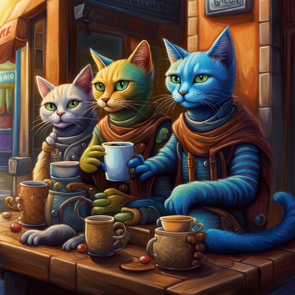 cats - AI Generated Artwork - NightCafe Creator