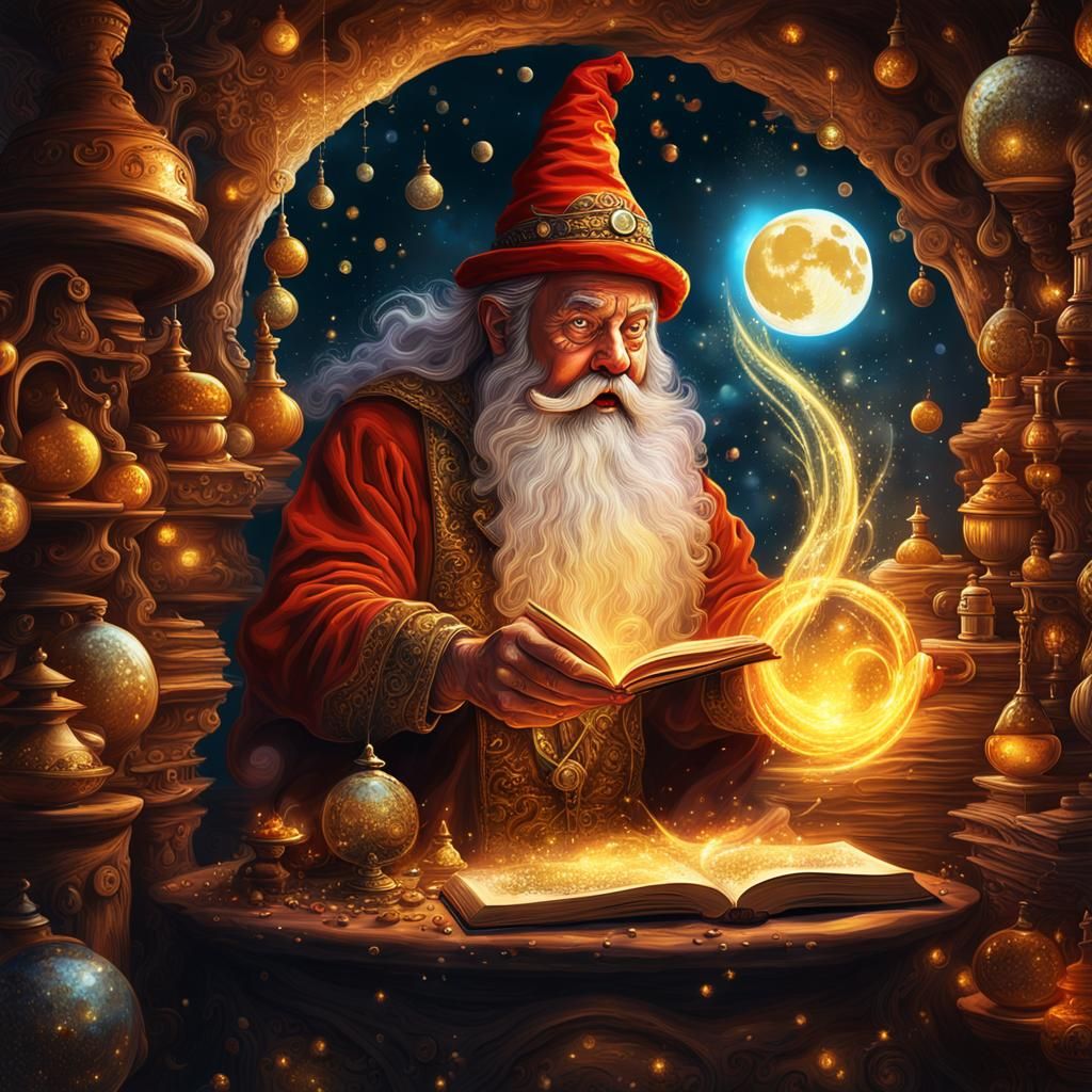 Whispers of arcane secrets - alchemist's moonlit laboratory - AI Generated Artwork - NightCafe ...