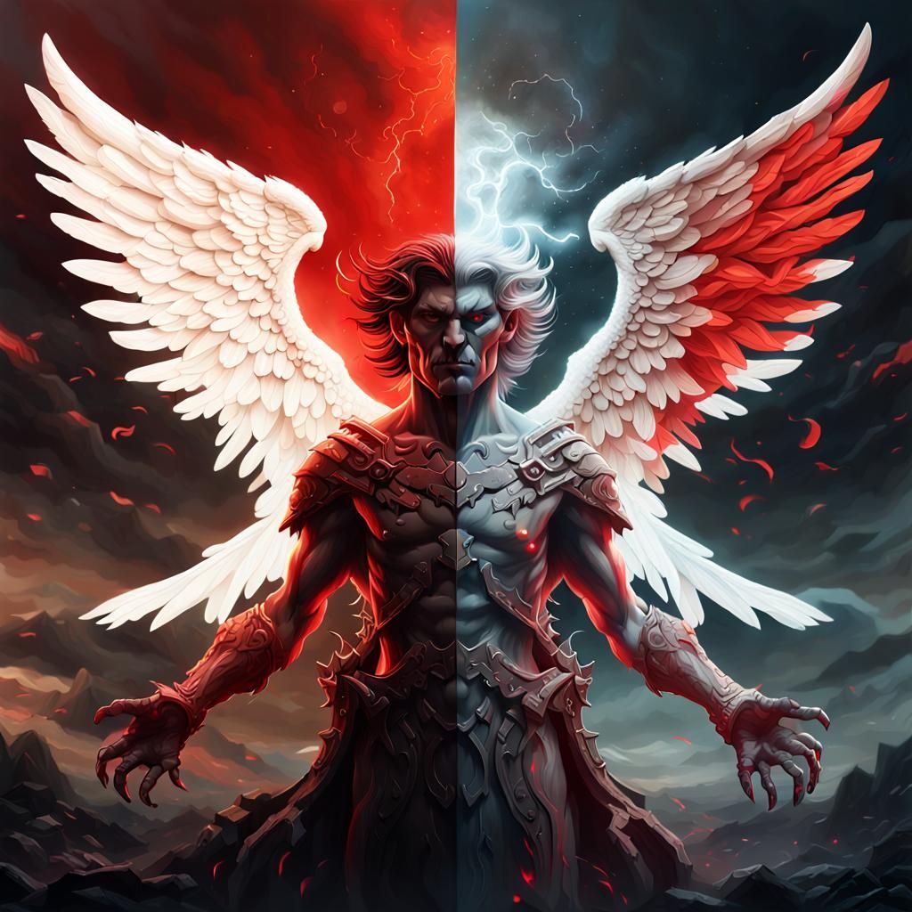 Dual Nature - AI Generated Artwork - NightCafe Creator