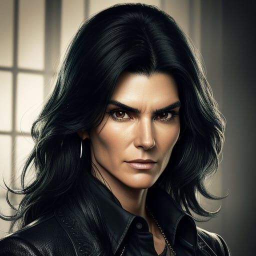 Angie Harmon as detective Jane Rizzoli