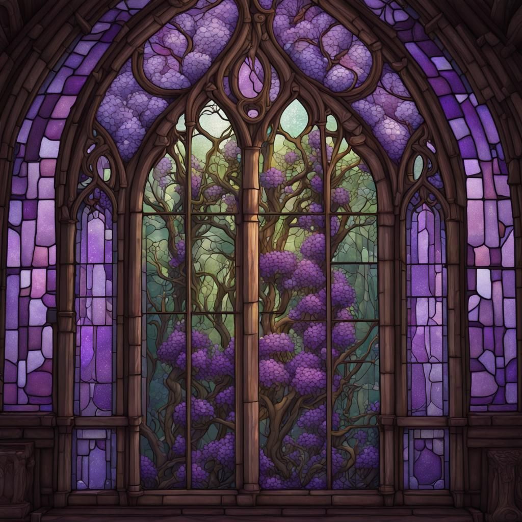 Stained Glass Windows - AI Generated Artwork - NightCafe Creator