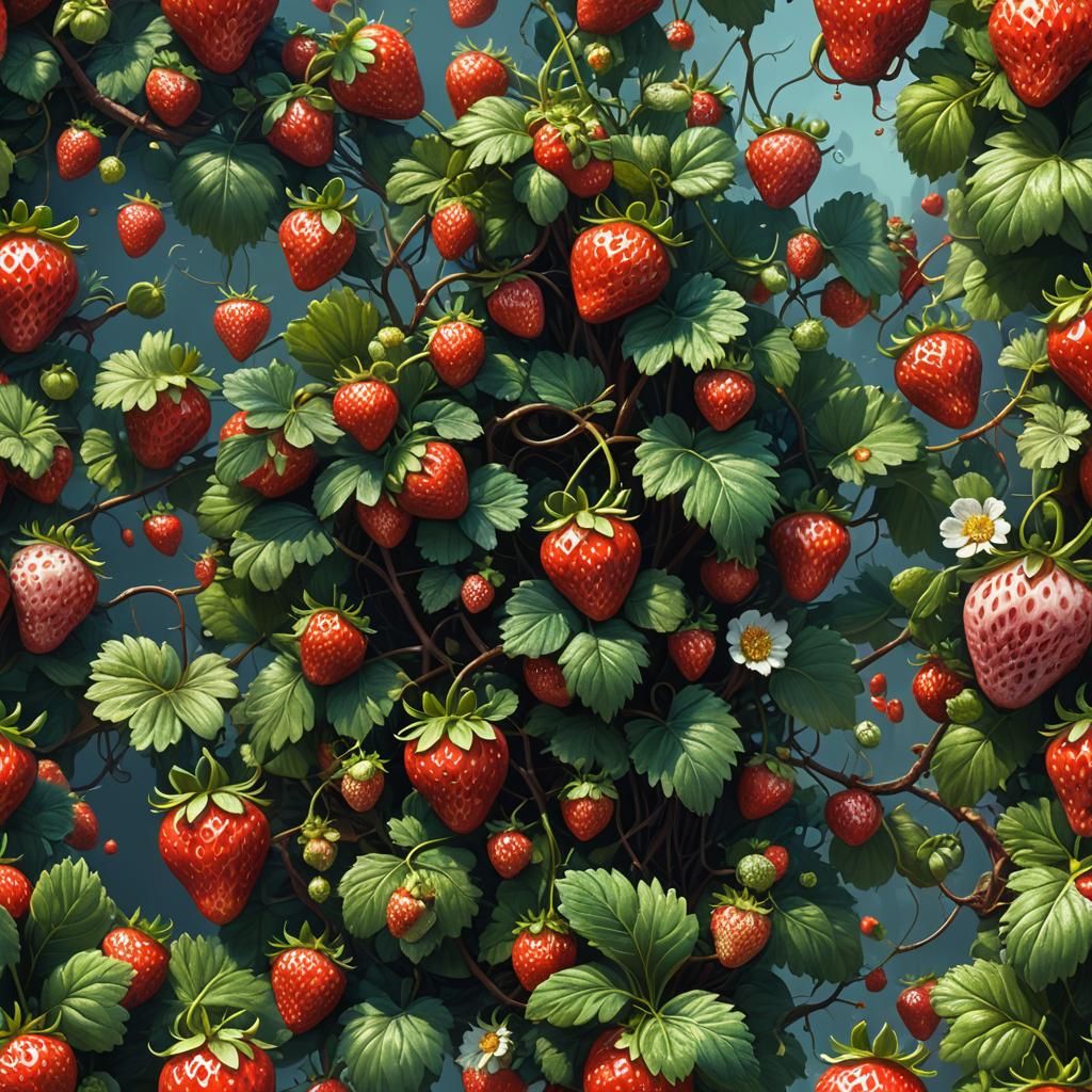 STRAWBERRY 🍓 - AI Generated Artwork - NightCafe Creator
