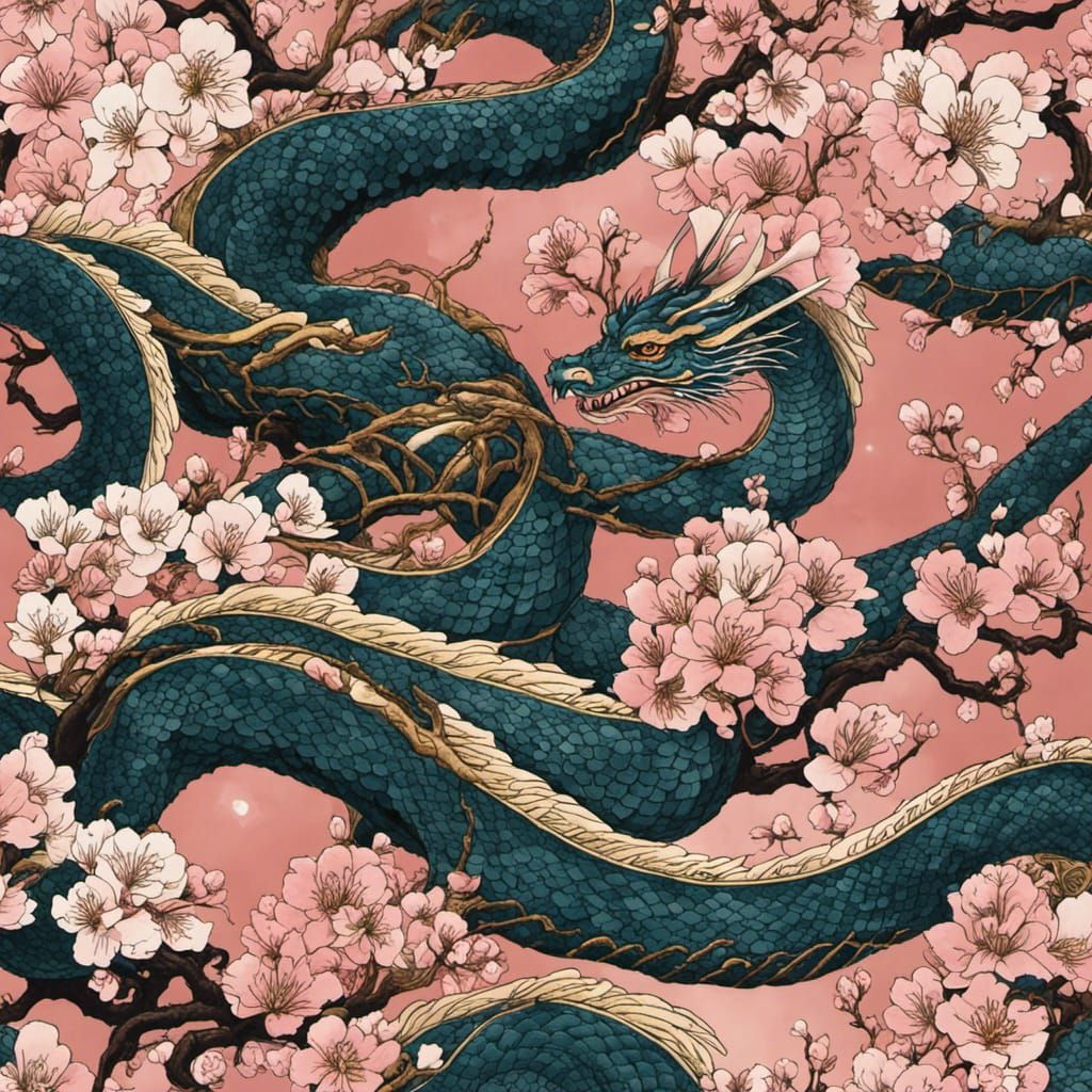 Tatsu: Majestic Dragon - AI Generated Artwork - NightCafe Creator