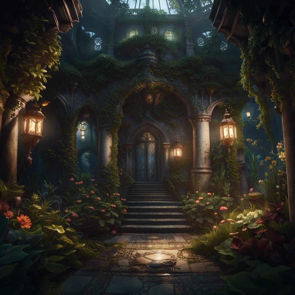 Secret Garden - AI Generated Artwork - NightCafe Creator