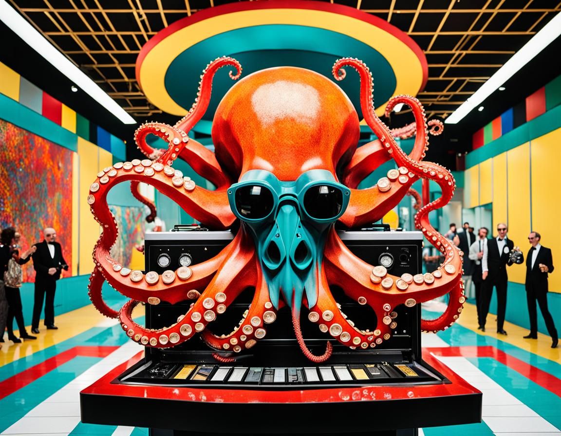 My Octopus Disco Machine is on the Fritz IV - AI Generated Artwork ...