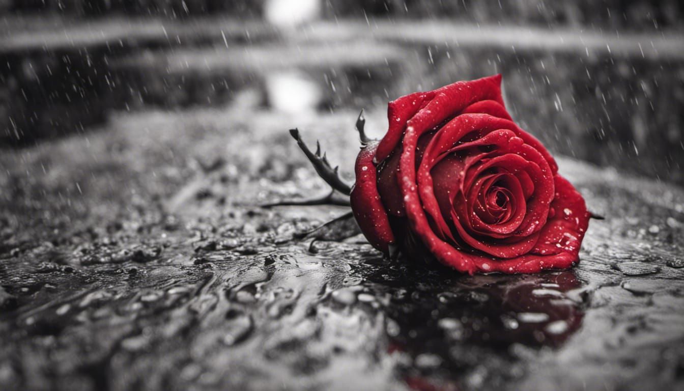 Red Rose - AI Generated Artwork - NightCafe Creator