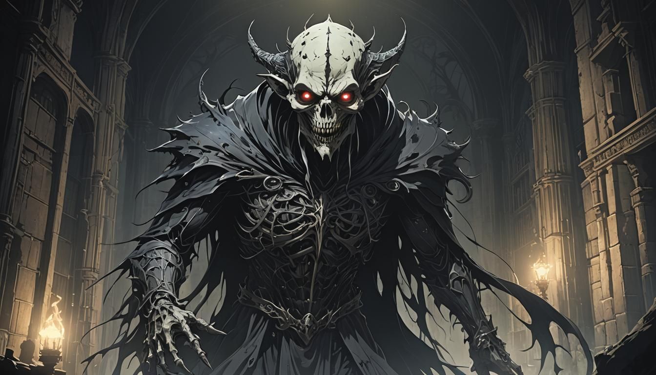 gothic demonic monster! - AI Generated Artwork - NightCafe Creator
