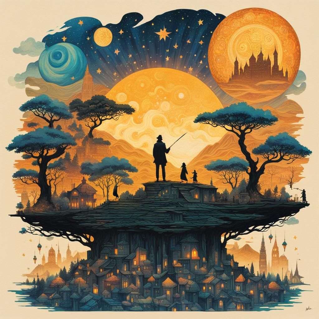 A fantasy world - AI Generated Artwork - NightCafe Creator