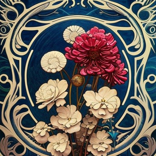 Ceramic Tile Art - AI Generated Artwork - NightCafe Creator