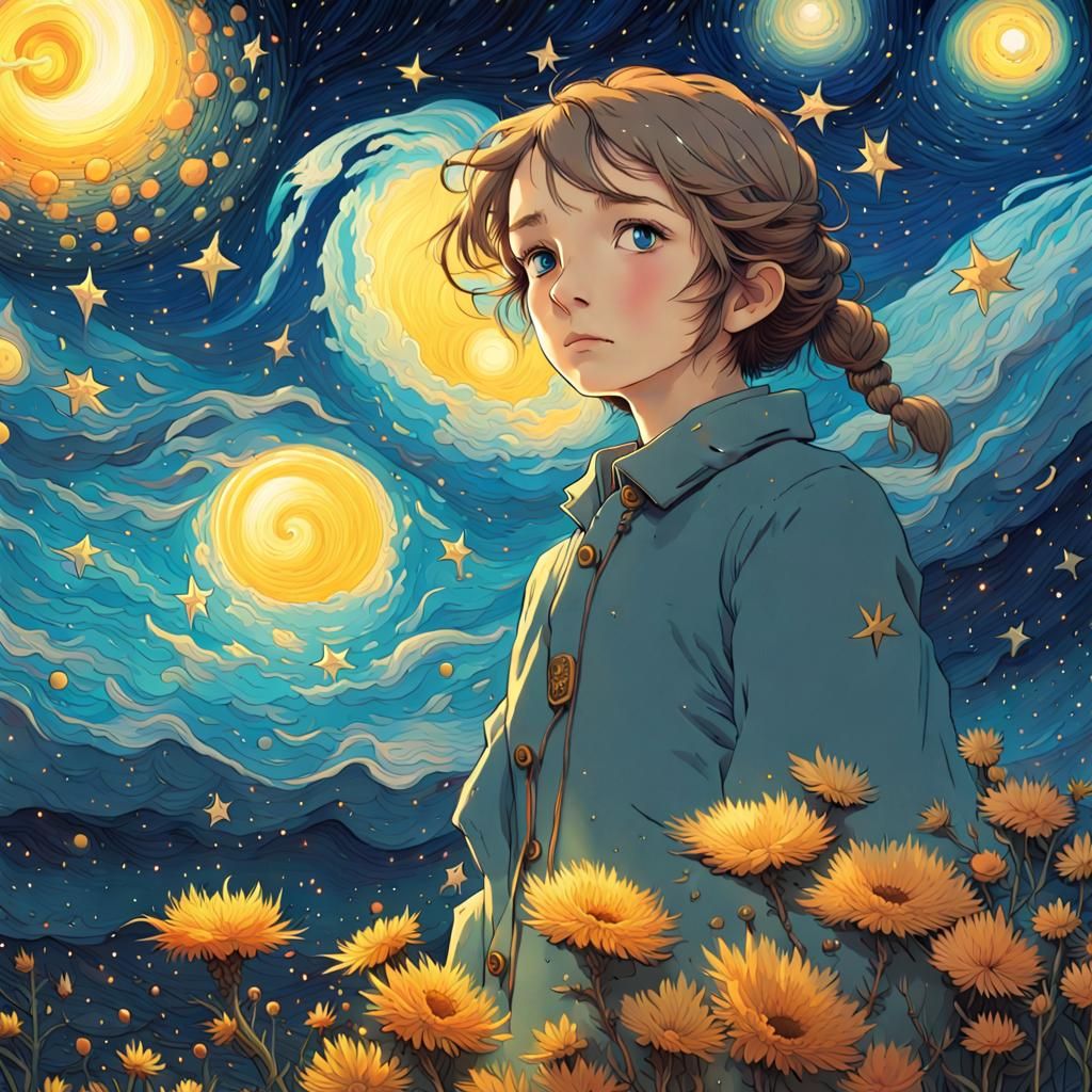 Inspired By van Gogh - Night sky stars galore - AI Generated Artwork ...
