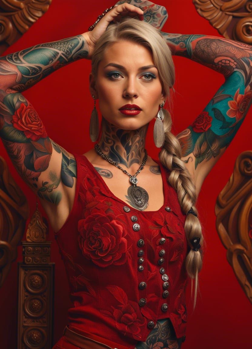 The Red - AI Generated Artwork - NightCafe Creator