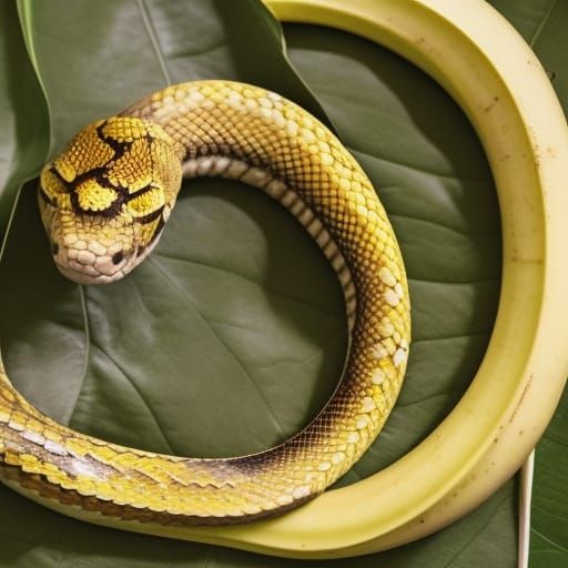 Banana viper - AI Generated Artwork - NightCafe Creator